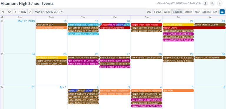 A Shared School Calendar that Everyone Can Use | Teamup Blog