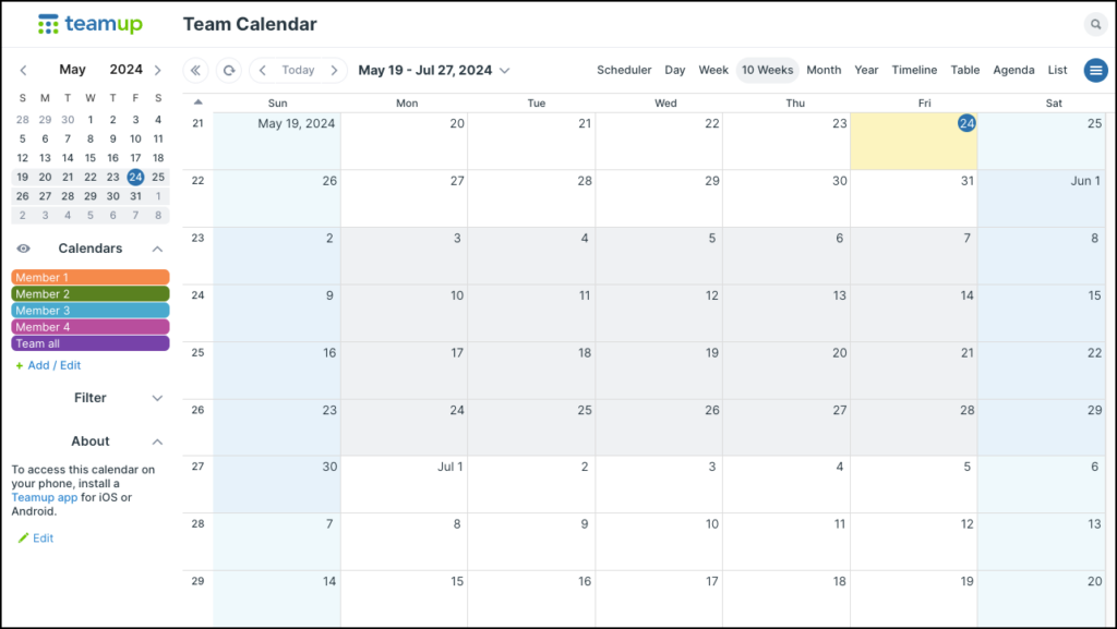 How to Organize Teams with a Teamup Calendar | Teamup Blog