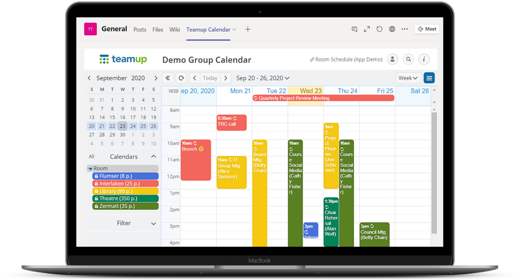 Integrate Teamup Calendar with MS Teams | Teamup Blog