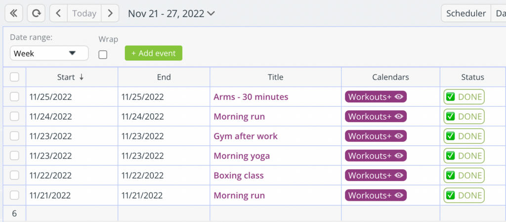 Do More with Customized Date Sorting and Table View | Teamup Blog
