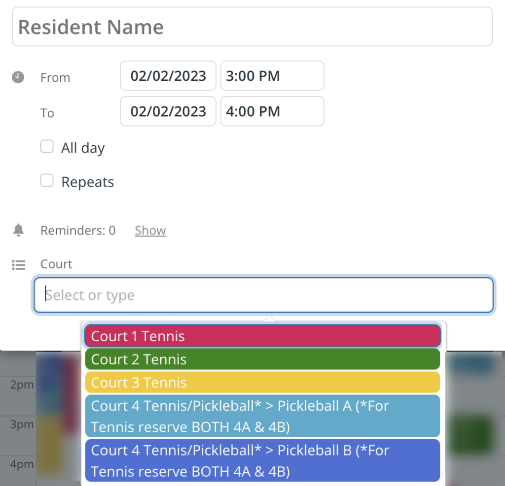 How a Tennis Facility Encourages Self-Booking within Guidelines ...
