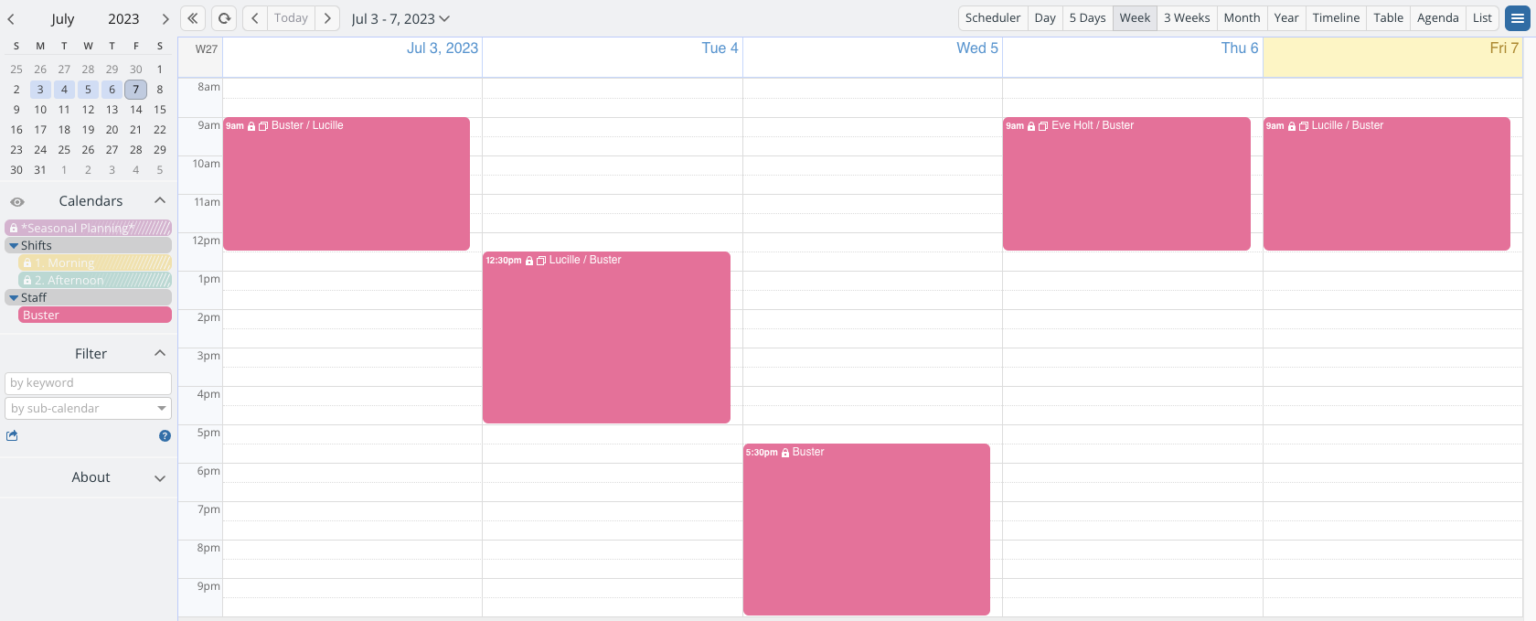 Visualize Availability, Match Resources with Visual Cues in Calendar ...