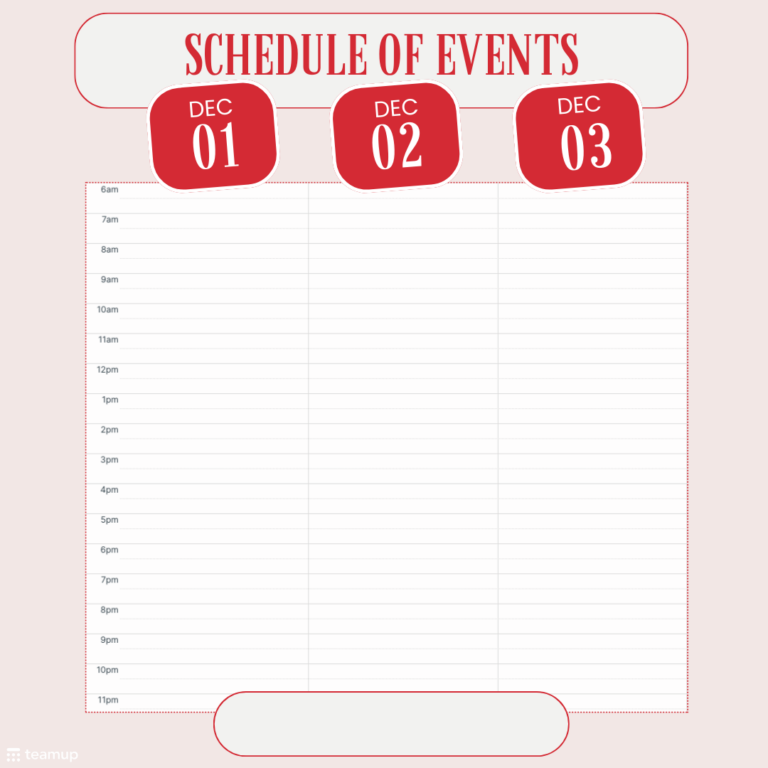 Free Printable Holiday Planners | Teamup Blog