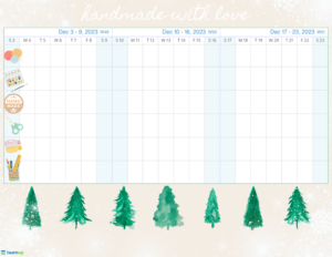 Free Printable Holiday Planners | Teamup Blog