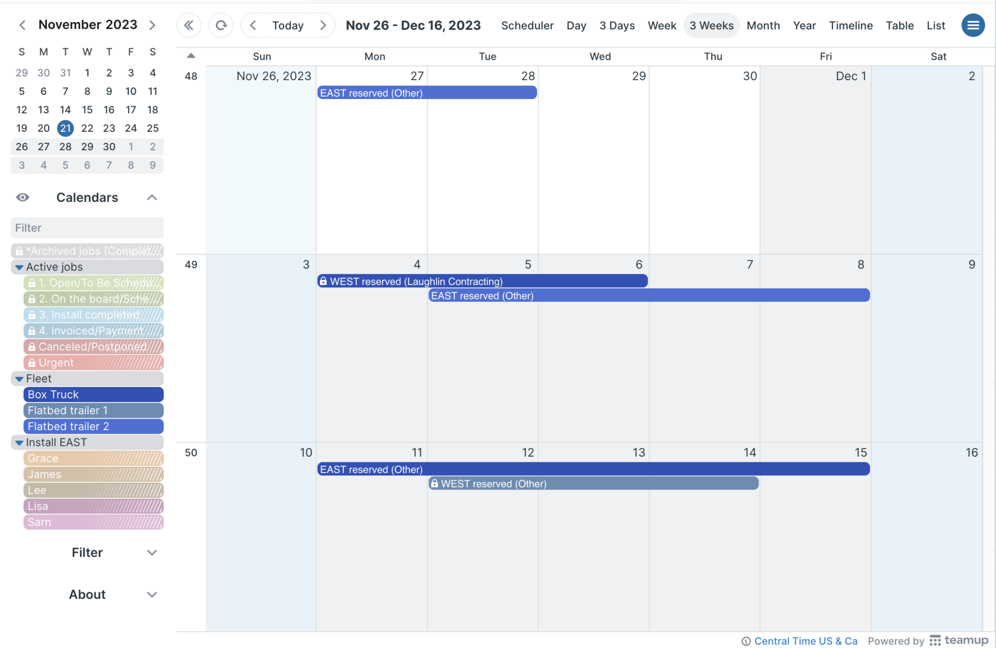 When to Use a Combined Multi-Team Scheduling Approach | Teamup Blog