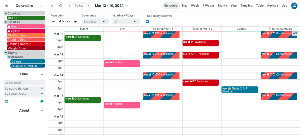 How to Make Athletics Department Scheduling Easier | Teamup Blog