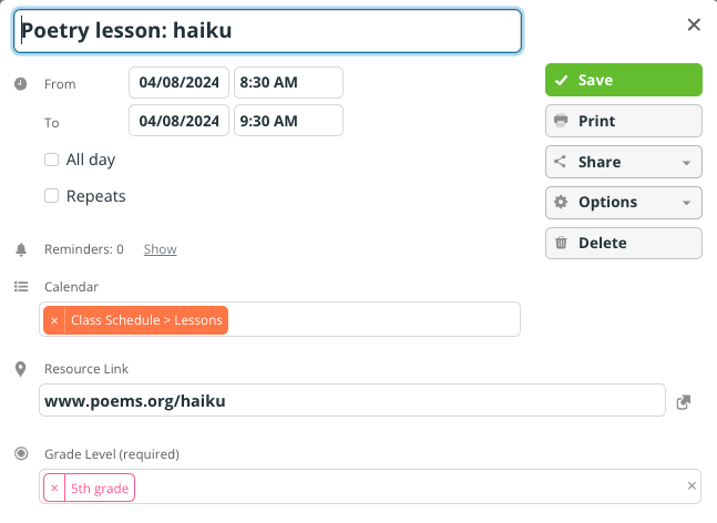 8 Smart Ways to Use Teamup's Default Event Fields | Teamup Blog