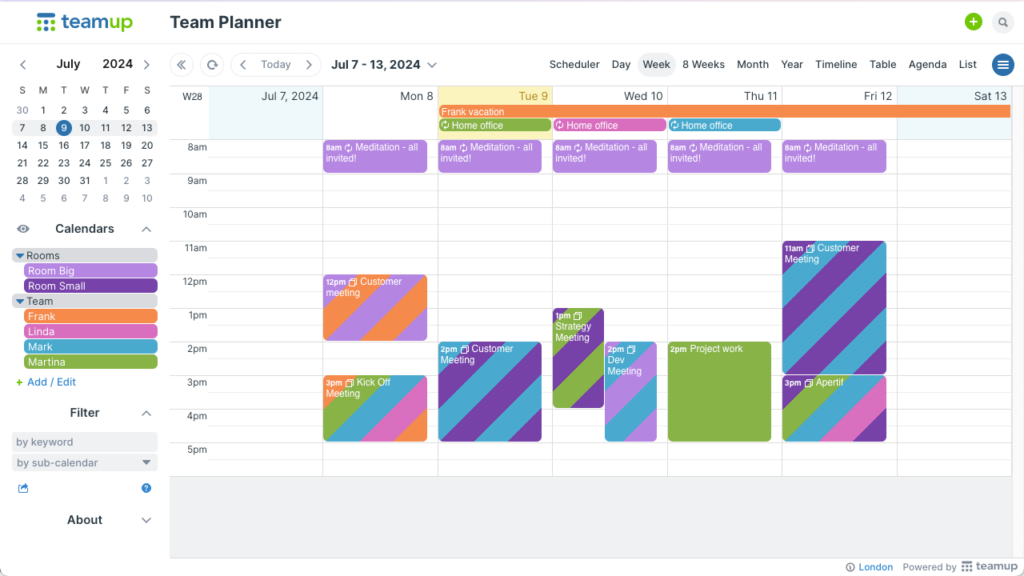 Enhance Team Efficiency with the Best Default Calendar View | Teamup Blog