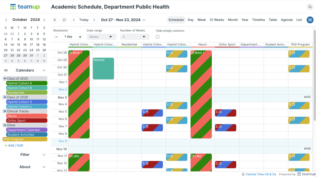 Simplify Academic Scheduling with Teamup's Visual Calendar | Teamup Blog