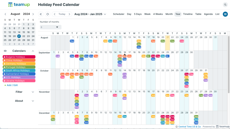 Get a Consolidated View of Multiple Calendars in One Place | Teamup Blog