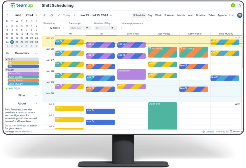 How to Streamline Staff Availability and Scheduling | Teamup Blog